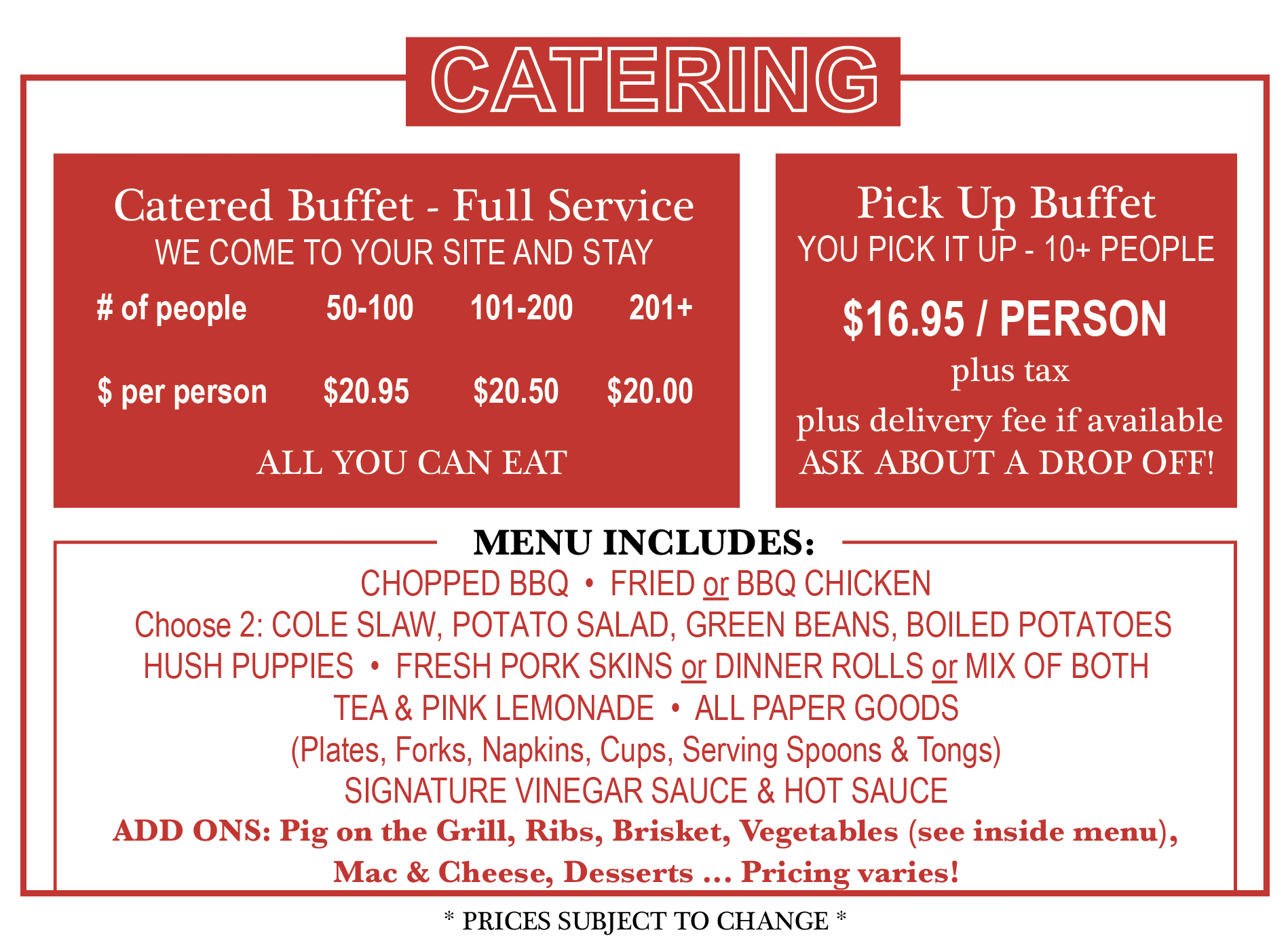 Local Raleigh Catering | Downtown Raleigh Catering | BBQ Catering